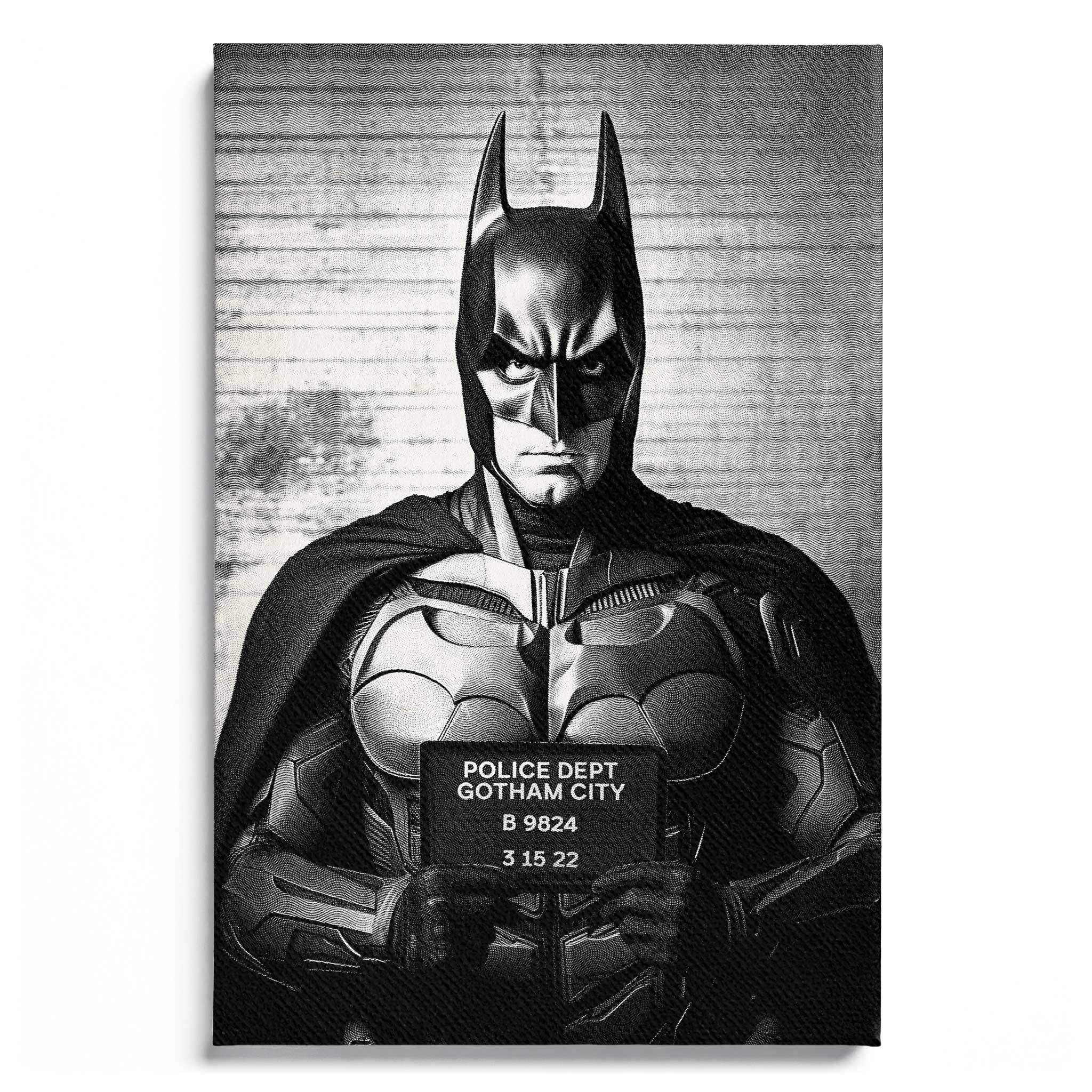 Batman Mugshot' von TOMADEE Leinwandbild günstig kaufen. – casualgallery