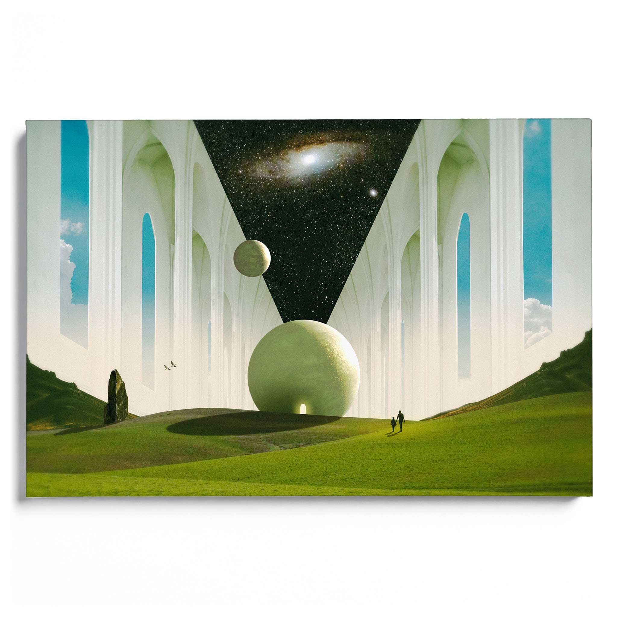 New Fields' von Fran Rodriguez Kunstdruck Wandbild Poster – casualgallery